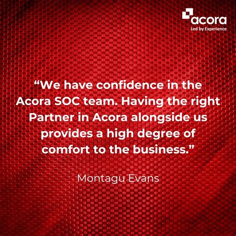 Acora It Cyber And Ai On Linkedin Soc Cybersecurity Mssp