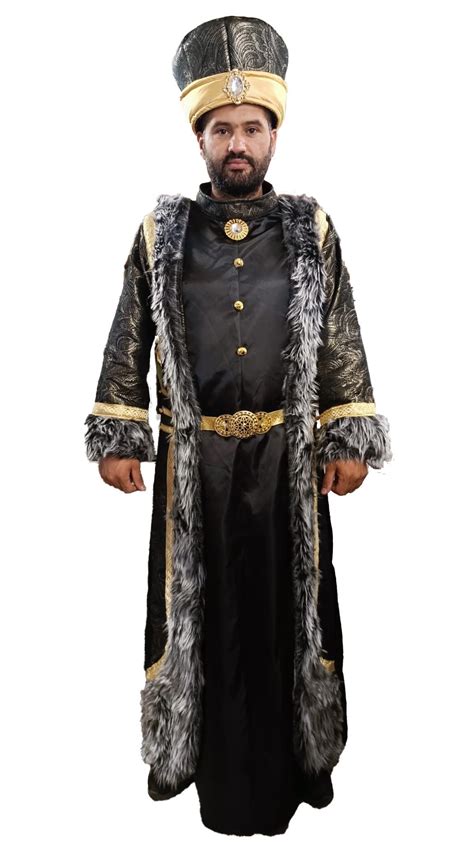 Sultan Suleiman Costume Sultan Outfit Black Color Etsy
