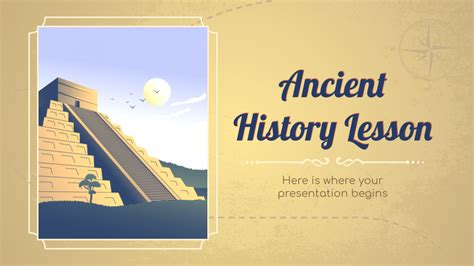 Ancient History Lesson Google Slides PowerPoint Template Ancient History Lessons History