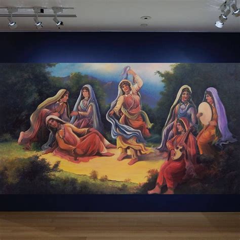 اثر نصرالله سروری نقاش معاصر افغانستانی نگارگری نگار نگارگریایرانی