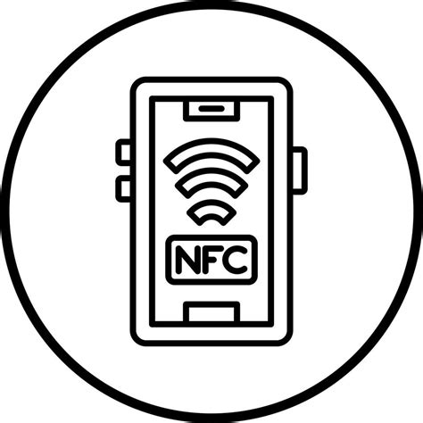 Nfc Vector Icon Style 22112640 Vector Art At Vecteezy