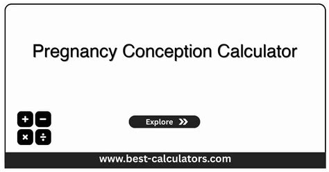 Pregnancy Conception Calculator Calculate Conception Date From Due Date