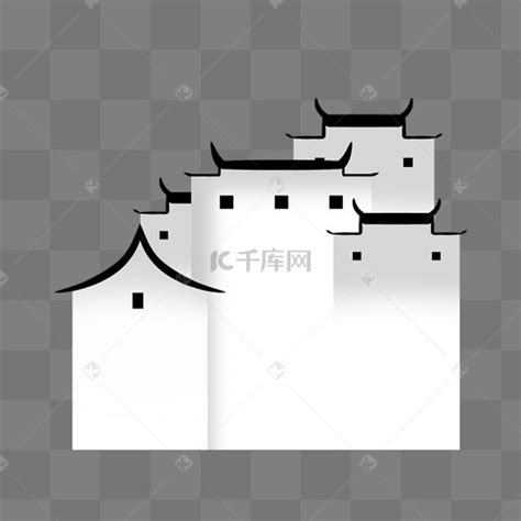 灰瓦白墙图片 灰瓦白墙图片素材免费下载 千库网