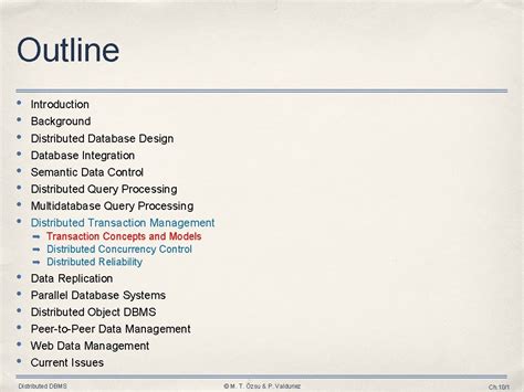 Outline Introduction Background Distributed Database Design Database Integration