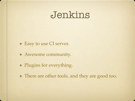intro to continuous integration ppt