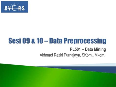 data preprocessing ppt