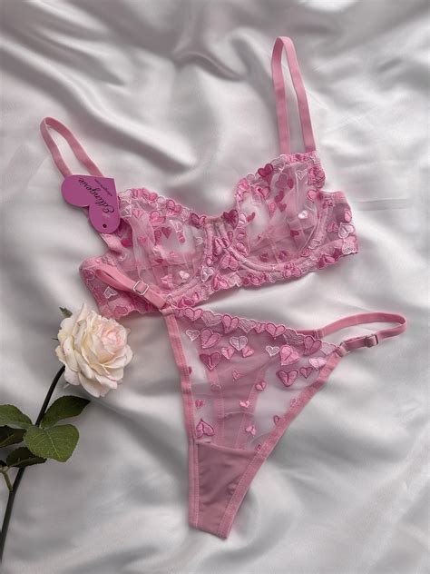 Gemma Pink Bralet Takımı
