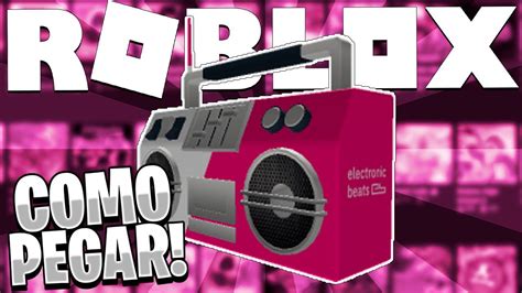 Item GrÁtis Como Pegar A Caixa De Som GrÁtis No Roblox Youtube