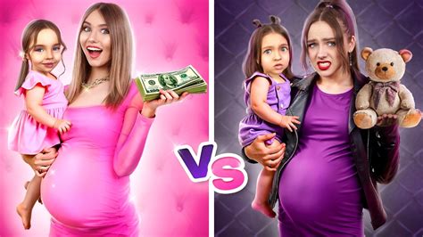 Хорошая Беременная Vs Плохая Беременная Милая Девушка Vs Злая Девушка Стала Мамой Youtube