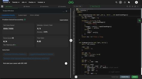🎯 Day 19 Of 30 Days Dsa Challenge 📌 Geeksforgeeks Problem Allocate
