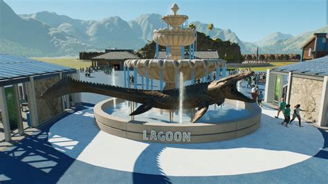 Mosasaurus Statue Workshop Jurassic World Evolution 3