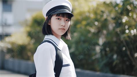 선원 유니폼을 입고 일본 소녀 교복을 입은 여학생 고등학생 중학생 고화질 사진 사진 배경 일러스트 및 사진 무료 다운로드 Pngtree