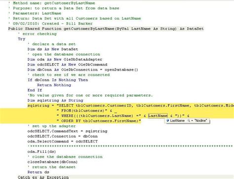 Vs 2005 Resolved Missing One Or More Required Parameters Vbforums
