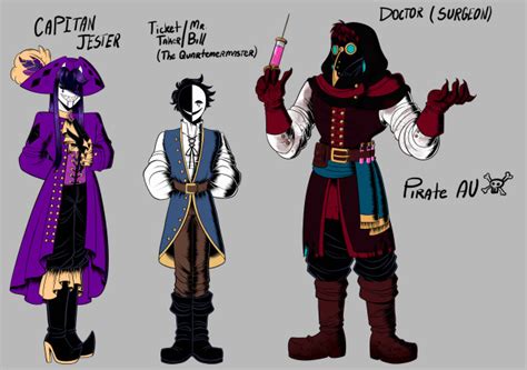 The Freak Circus Au Pirates 🏴‍☠️ Part 2 Artsolarsash On Tumblr