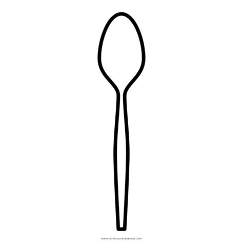 Dibujo De Cuchara Para Colorear Ultra Coloring Pages