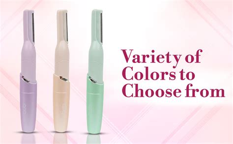 Facial Hair Planer For At Home Dermaplaning Blue Green Reusable Battery Operated