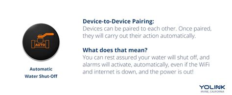 Yolink Water Leak Sensor 2 1 4 Mile Worlds Longest Range Smart Home Water Leak