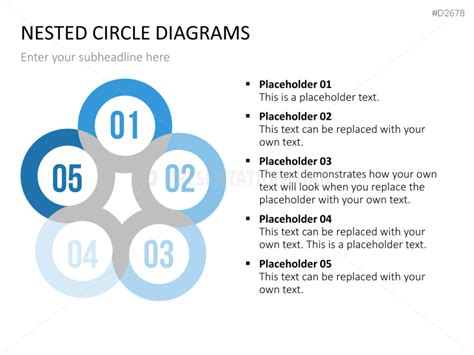 Nested Circle Diagrams Powerpoint Template