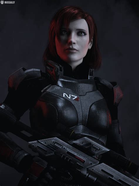 Shepard Commander Mass Effect By Alienally On Deviantart