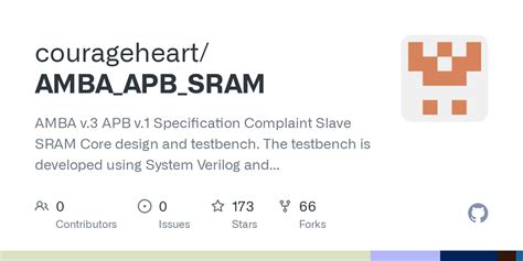 Github Courageheart Amba Apb Sram Amba V 3 Apb V 1 Specification Complaint Slave Sram Core