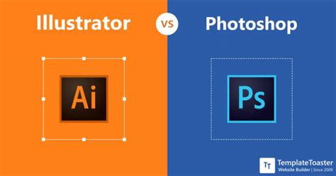 Illustrator Vs Photoshop When And Why To Use Each Program Templatetoaster Blog