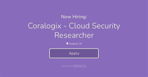 Coralogix Cloud Security Researcher At Nexthire