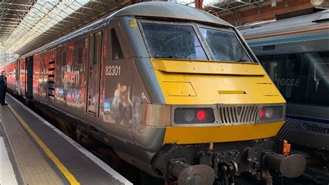 82301journey On Chiltern Railways Mark 3 Silver Set From London
