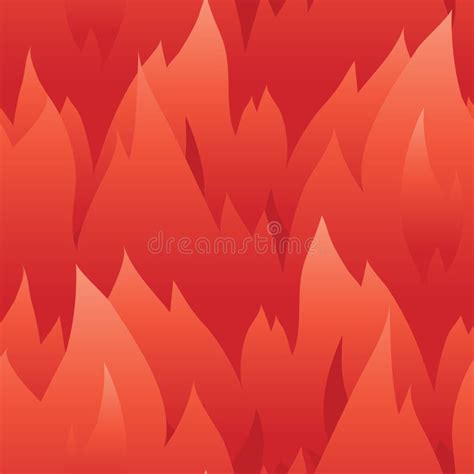 Vector Texture In Flame Tongues Stock Vector Illustration Of Retro