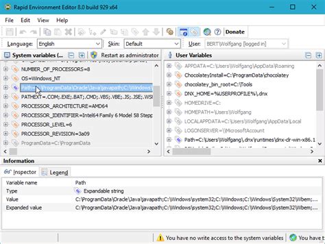 Wolfgang Ziegler Editing Environment Variables In Windows 10