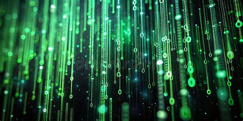 Dynamic Green Data Stream An Abstract Visual Representation Of