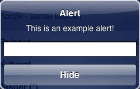 Ios Whats A Simple Way To Get A Text Input Popup Dialog Box On An