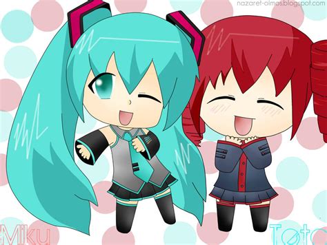 Miku Hatsune And Teto Kasane By Nazaret Mnog On Deviantart
