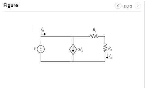 solved part a analysis of a circuit with a dependent