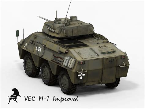 Vec M1 Mejorado Modelo 3d 158 Max Obj Fbx Free3d
