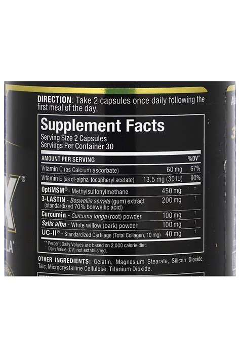 Allmax Allflex All In One Joint Formula 60 Capsules Usa Versİon