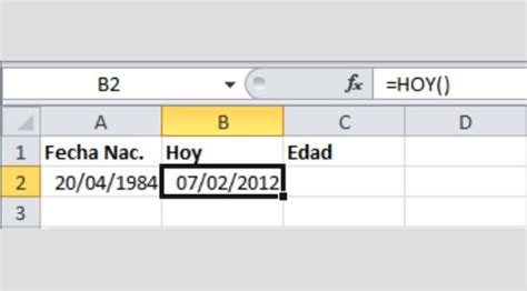 Cómo calcular la edad en Excel de forma muy fácil