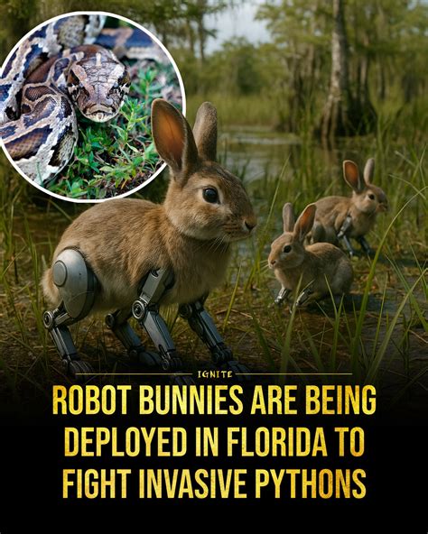 Ignite Florida Is Using Robot Rabbits To Fight Invasive Pythons In The Everglades 🐇🤖