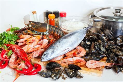 Seafood Products Assortment Images Free Download On Freepik