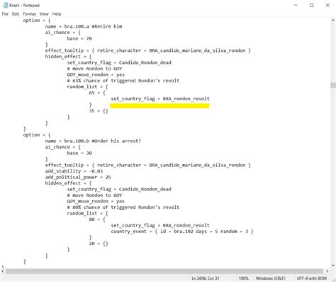 Bra No Revolt Event Trigger For Rondon Retirement · Issue 19785 · Kaiserreichkaiserreich 4