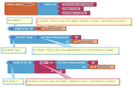 Separate Items In The List With A Sign Other Than Mit App Inventor Help Mit App Inventor