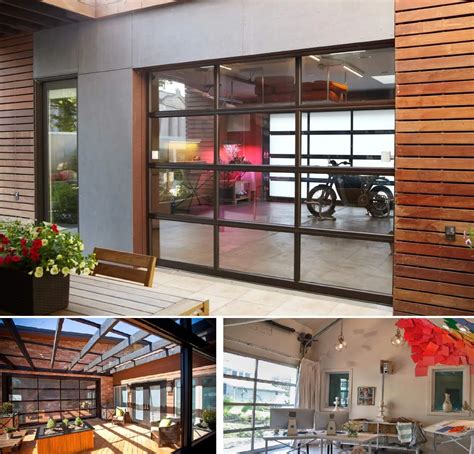 Customized Pvc Glass Panel Aluminum Frame Insulated Clear Garage Door Buy Insulated Clear