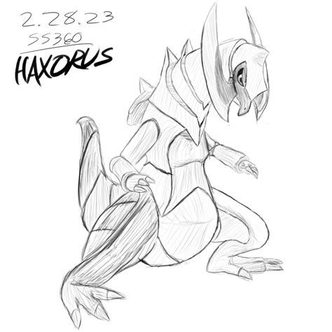 Haxorus By Ssonic360 On Deviantart