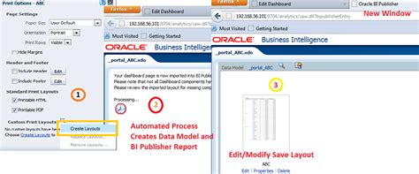 bi direct obiee 11g release 11 1 1 7 creating custom print layouts for high fidelity printing