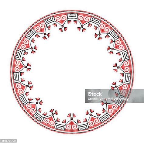 민족 스타일 정체성 Vyshyvanka 인쇄 의류 웹 사이트 배너에 대한 자수로 우크라이나 장식의 벡터 그림 배경 텍스트에 대한