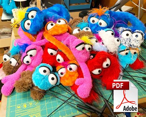 Puppet Pattern Digital Download Practice Puppet Etsy