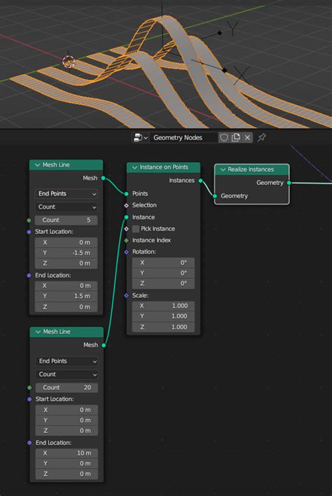 How To Procedurally Displace Deform Curve Points Modeling Blender Artists Community