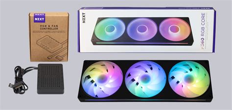 NZXT F RGB Core And NZXT RGB Fan Controller Review Installation