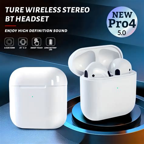 Tai Nghe Bluetooth Kh Ng D Y Trong Tai Tws Pro T Ch H P I U Khi N C M Ng V Micr Shopee