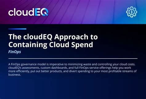 Cloudeq On Linkedin Cloudeq Approach To Containing Cloud Spend Finops