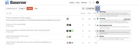 How To Use The Discourse Forum Get Started With The Baserow Community Baserow